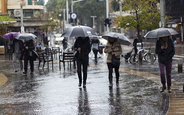 Heavy rains, floods, some snow as storm moves in | The Times of Israel