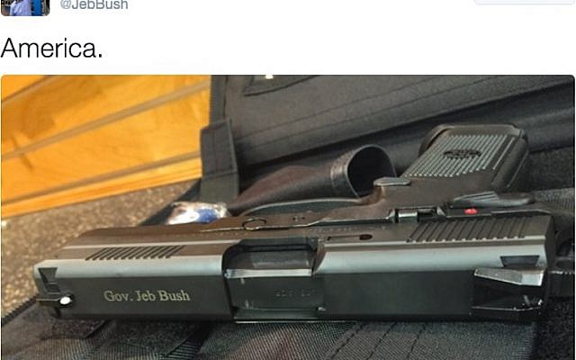 Jeb Bush's gun made by company with Nazi past | The Times of Israel
