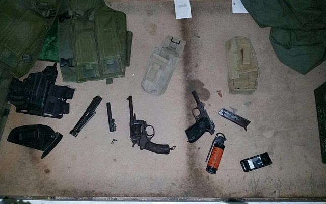 Weapons seized, 19 arrested in overnight West Bank raids | The Times of ...