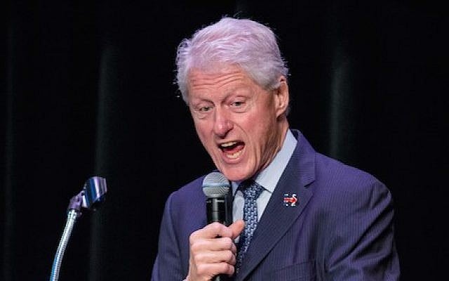 Bill Clinton defends his and Hillary's Israel record, spars with ...