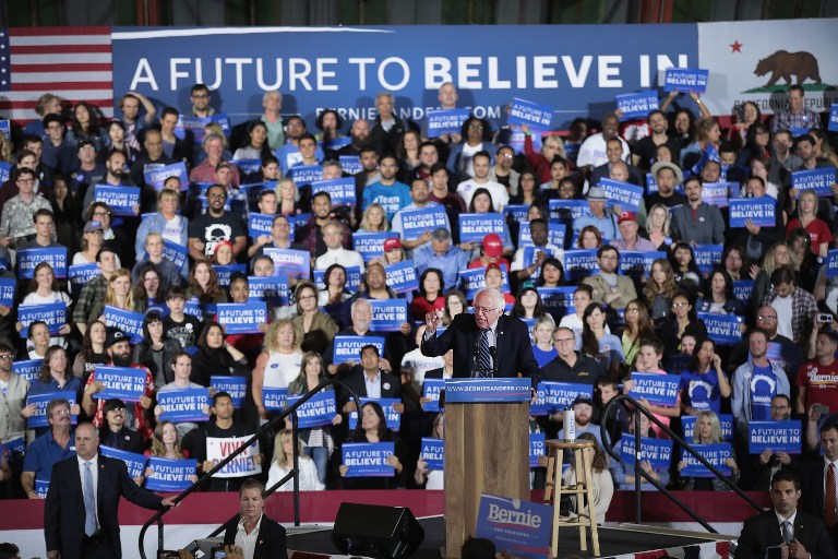 A reflective Sanders remains dedicated to defeating Trump | The Times ...