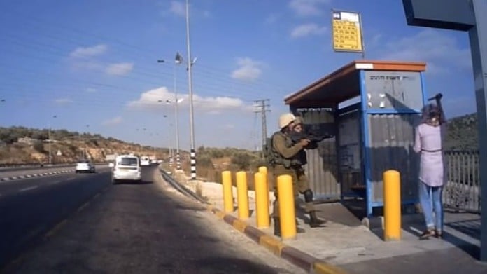 Dashcam captures attempted Palestinian stabbing attack | The Times of ...