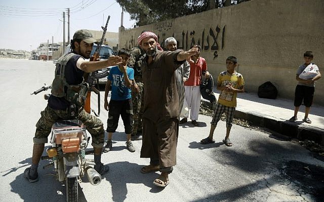 Coalition reclaims former IS stronghold in Syria | The Times of Israel