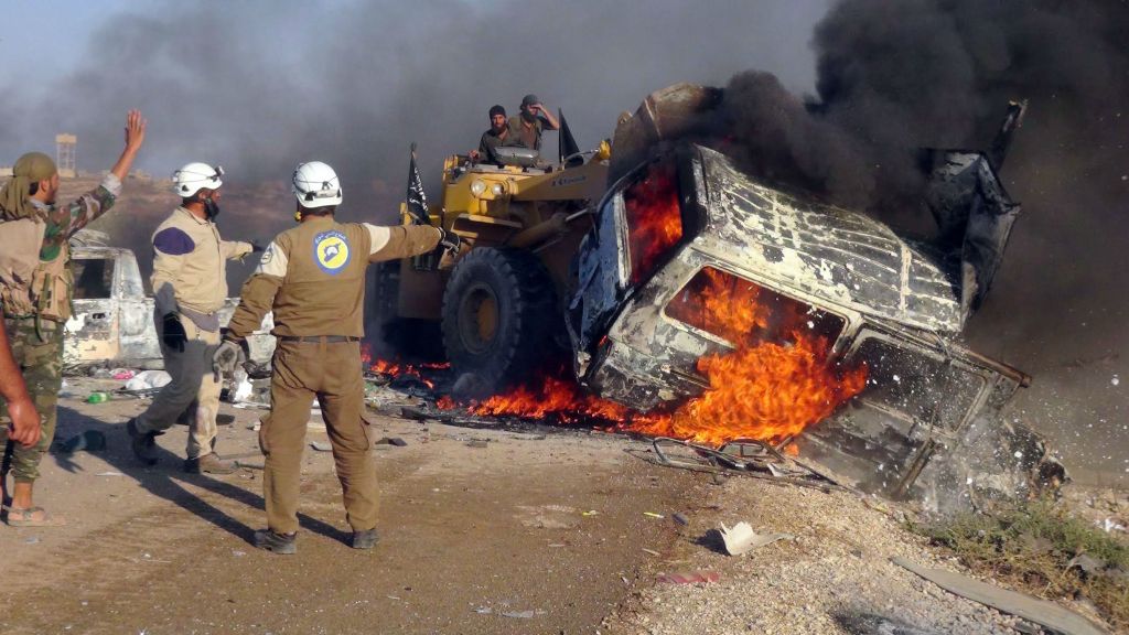 Syria strikes kill 25 as another Damascus suburb surrenders | The Times ...