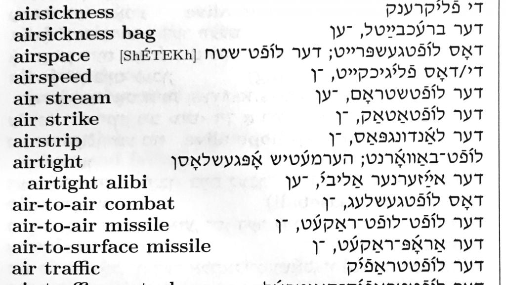 New dictionary updates Yiddish for era of transgender, tablets and ...