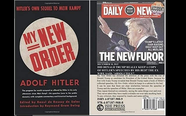New edition of Hitler speeches book slaps Trump on cover | The Times of ...