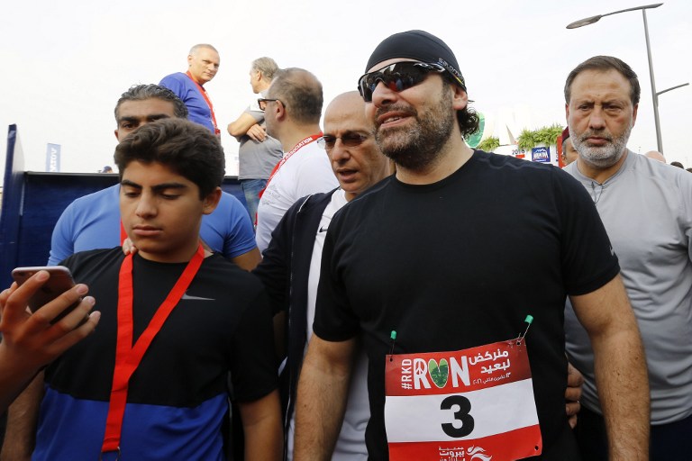 Lebanese runners race to show support for exiled premier | The Times of ...