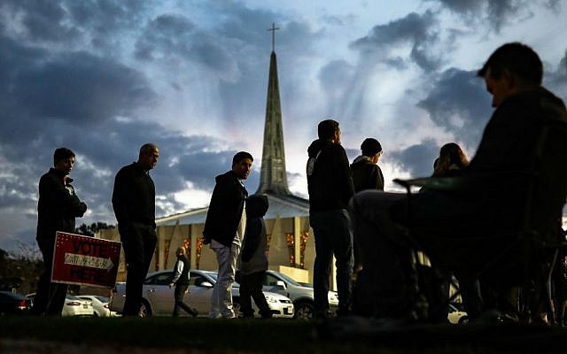 Election Day's defining image: Lines at polling sites | The Times of Israel