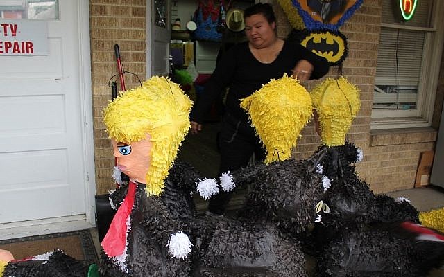 Trump piñatas a popular buy in Austin | The Times of Israel