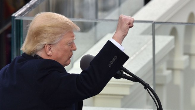 90 arrested in clashes near Trump parade route | The Times of Israel