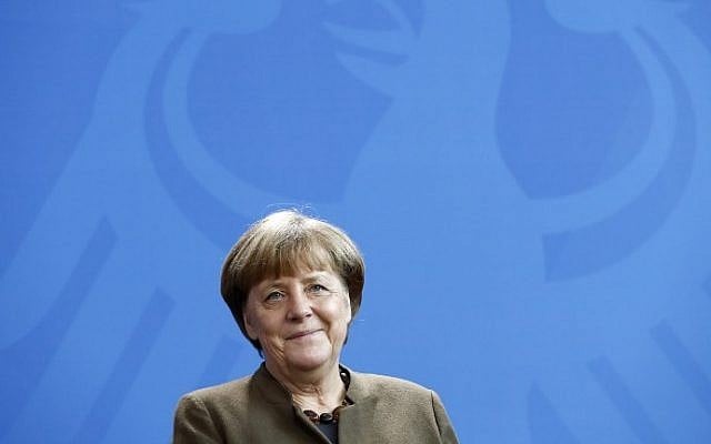 Merkel: Keep working on the two-state solution | The Times of Israel