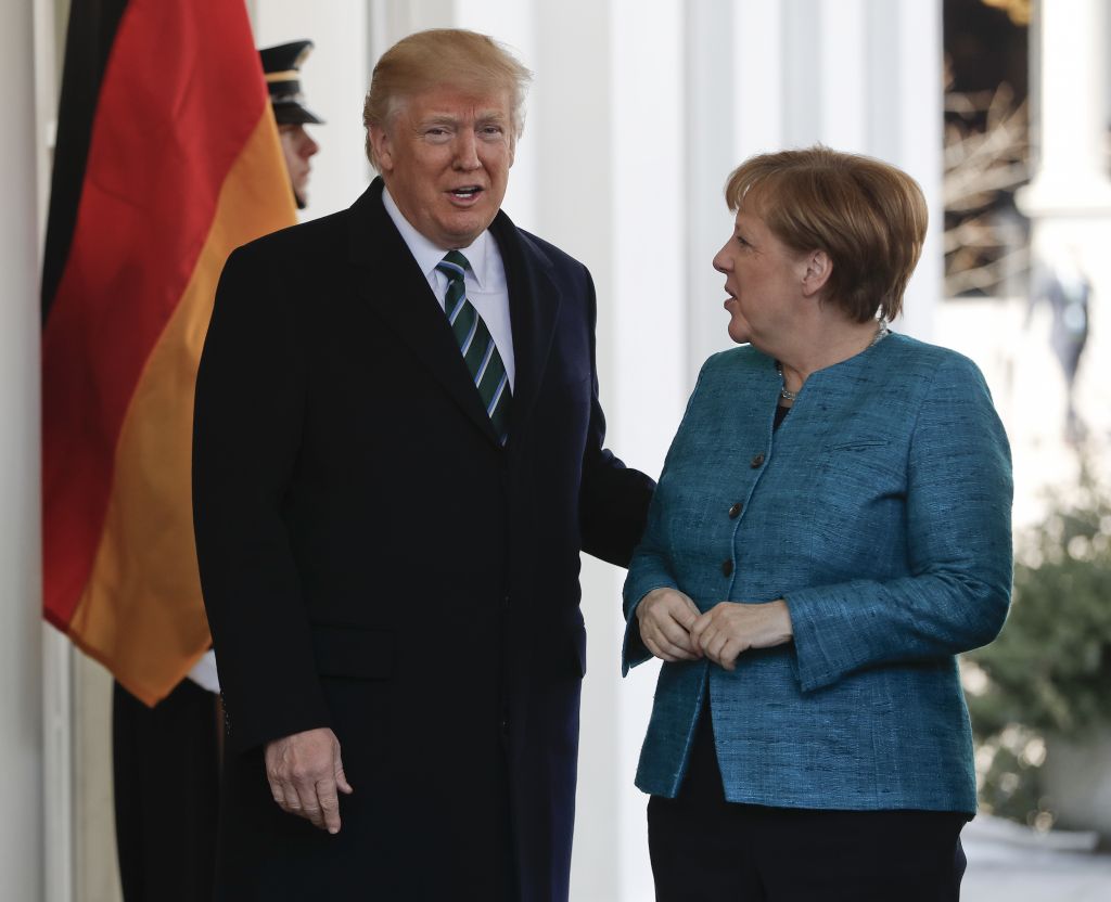 Trump, Merkel try to sidestep differences in first meeting | The Times ...