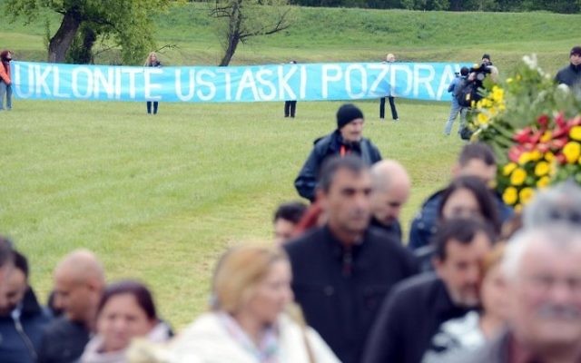 Anti-fascists, Jews boycott Croatia memorial at WWII death camp | The ...