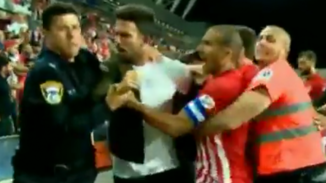 Police, soccer players scuffle after match | The Times of Israel