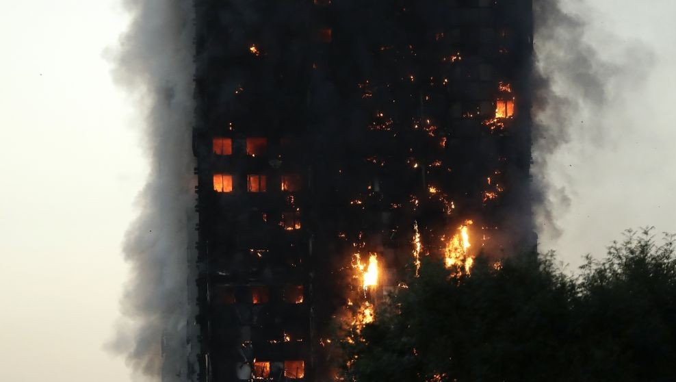 Massive blaze engulfs 27-story apartment tower in London | The Times of ...