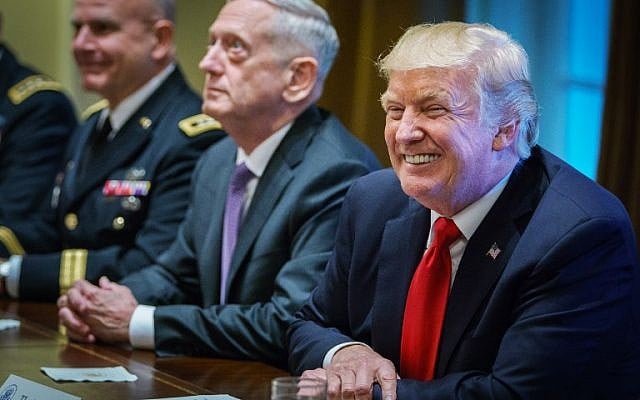 Flanked by military leaders, Trump talks of 'calm before the storm ...