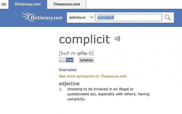Dictionary.com chooses 'complicit' as word of the year | The Times of ...