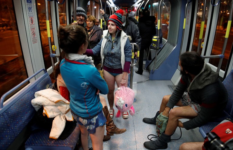 Jerusalemites drop trow for worldwide 'No Pants' ride | The Times of Israel