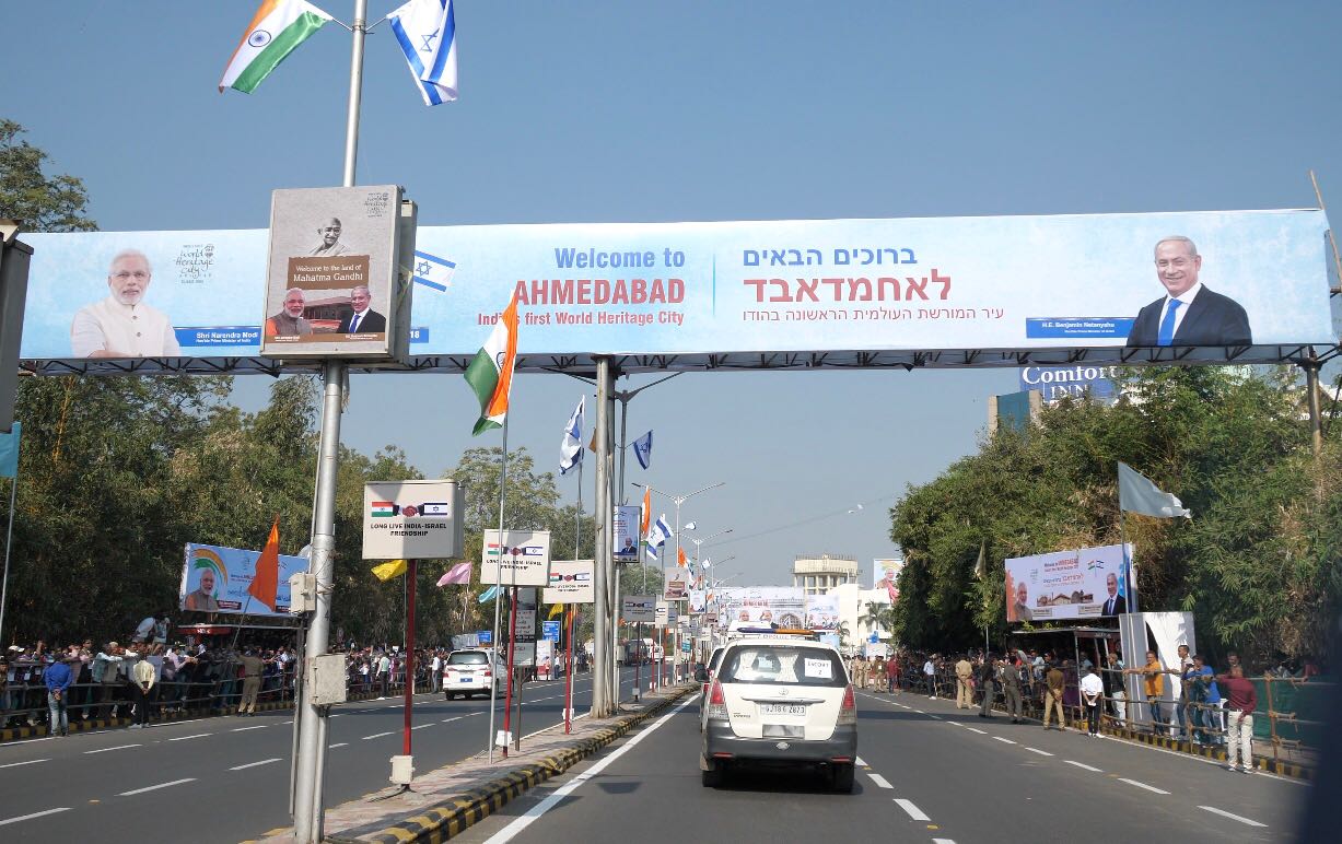 In Modi's home state, cheering crowds for Netanyahu flaunt India-Israel ...