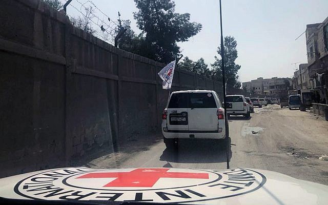 Red Cross: Syria aid convoy 'positive,' but not enough | The Times of ...