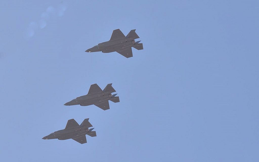 Three new F-35 stealth fighter jets land in Israel | The Times of Israel