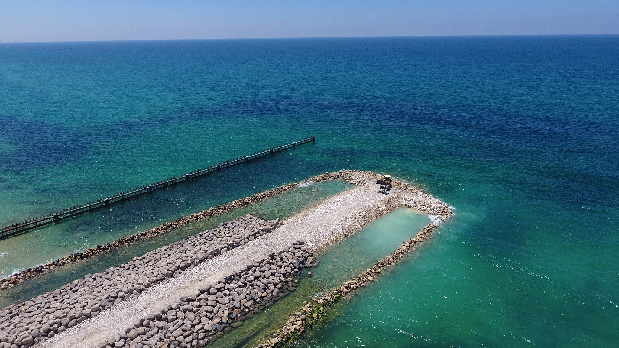 Israel releases first pictures of sea barrier to defend against Gaza ...