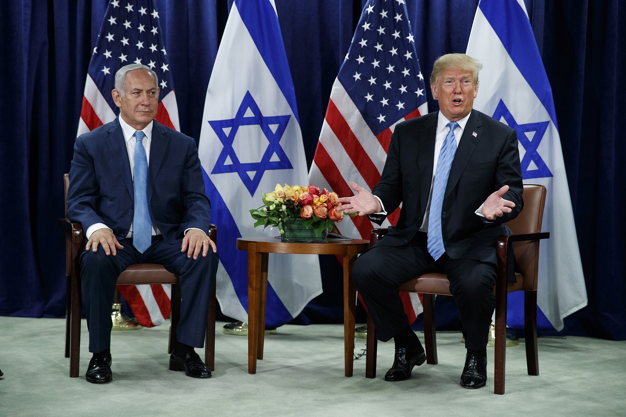 Trump to Netanyahu: 'I like' two-state solution, want peace in 'my ...