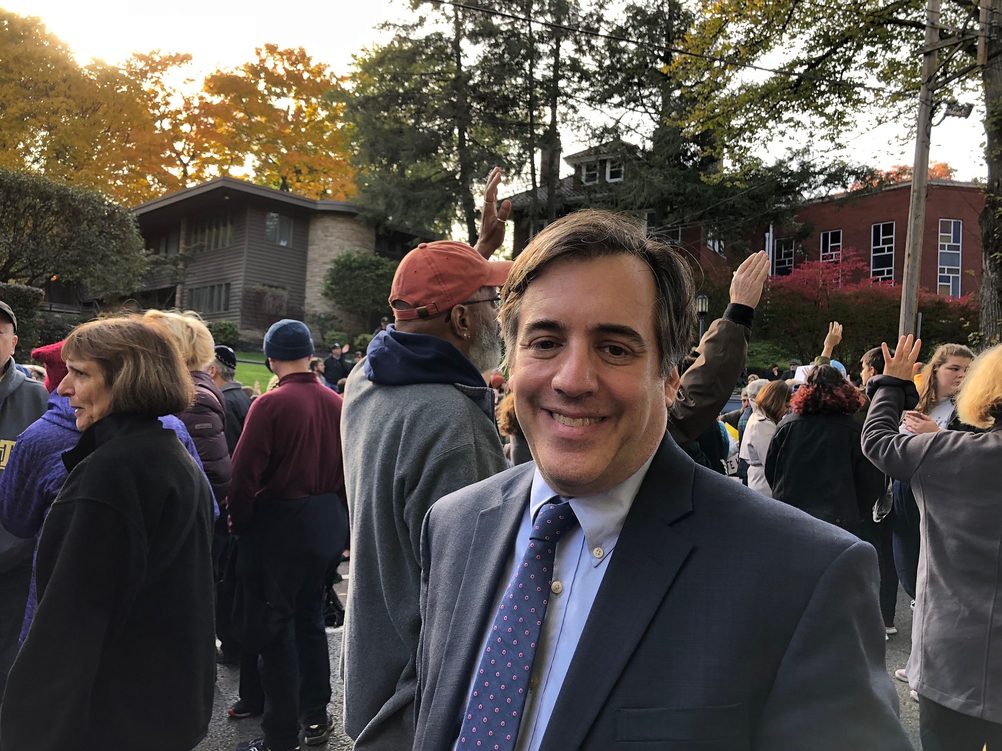 In Pittsburgh, anti-Trump protesters ask the president not to be their ...