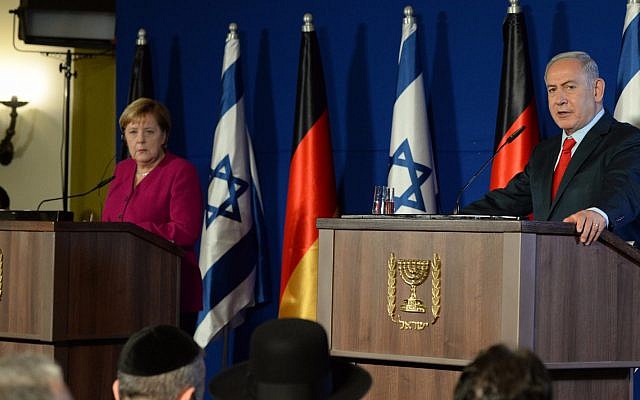 Hosting Merkel, Netanyahu accuses Abbas of 'choking' flow of funds to ...