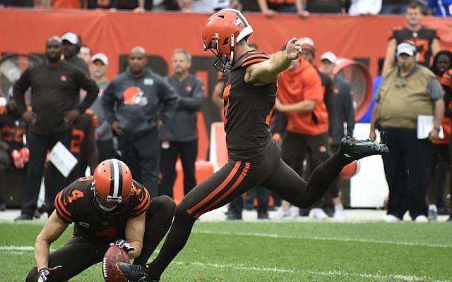 Greg Joseph’s long journey from Jewish day school to the NFL | The ...