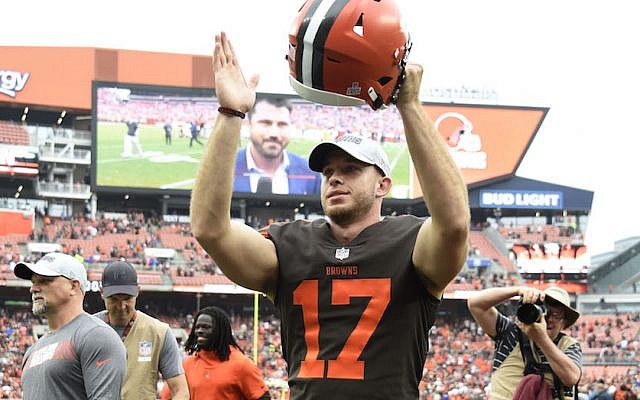 Cleveland Browns cut Jewish placekicker Greg Joseph | The Times of Israel