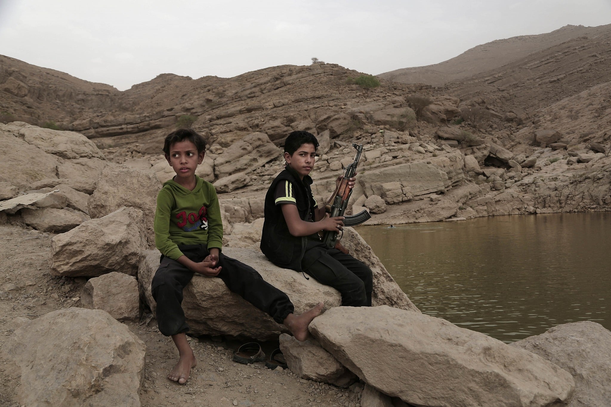 Young Child Soldiers In War