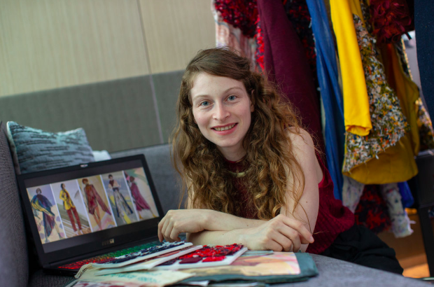 With an eye on the past, a textile artist prints 3D fabrics of the ...