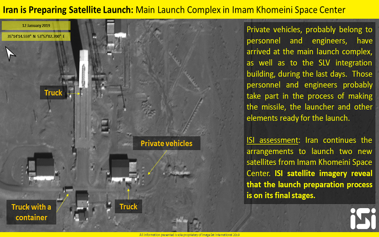 Israeli intel firm: Iran in final stages before launch of satellites ...