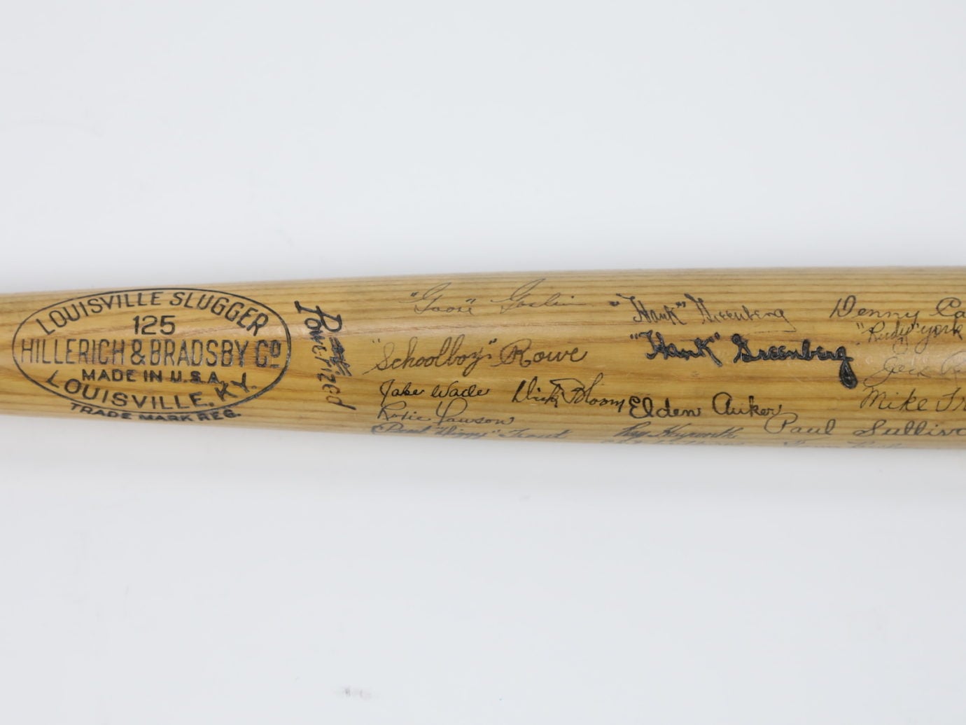 Baseball legend Hank Greenberg's bat sells for over $25,000 | The Times ...