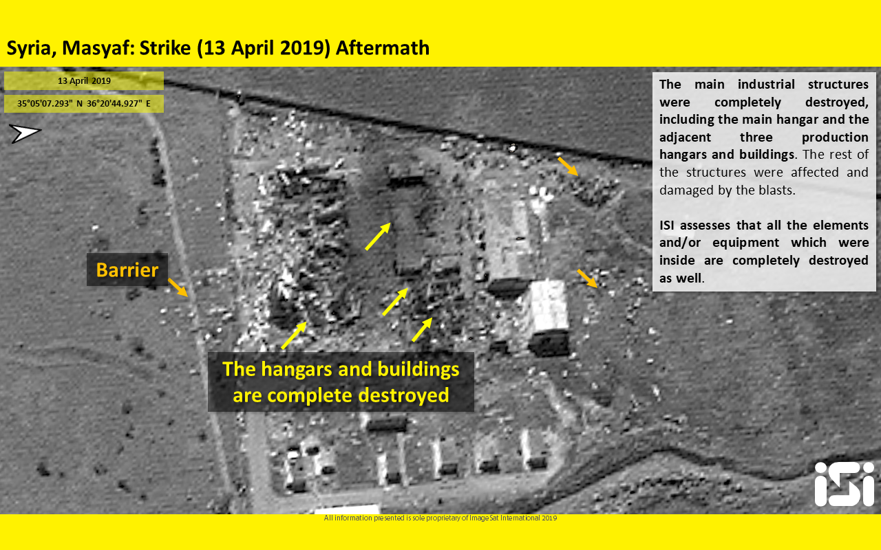 Satellite firm releases pics of Syria site bombed in strike attributed ...