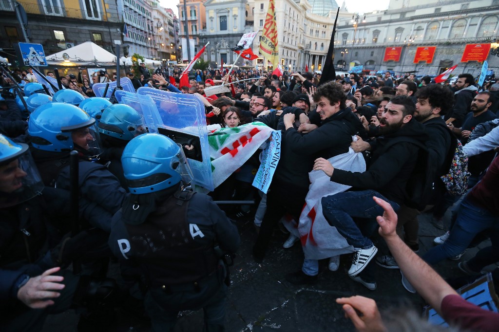 Fascist symbols and rhetoric on rise in Italian EU vote | The Times of ...