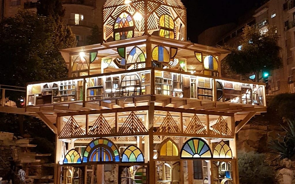 Windows into Jerusalem's history commemorate the artist who collected ...