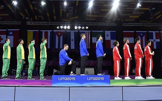 US athletes protest Trump on medals stand at Pan American Games | The ...