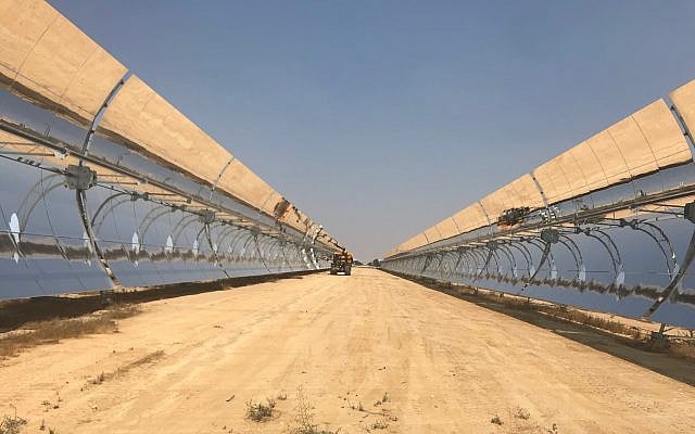 Israel marks start of work at thermal solar 'sea of mirrors' plant in ...