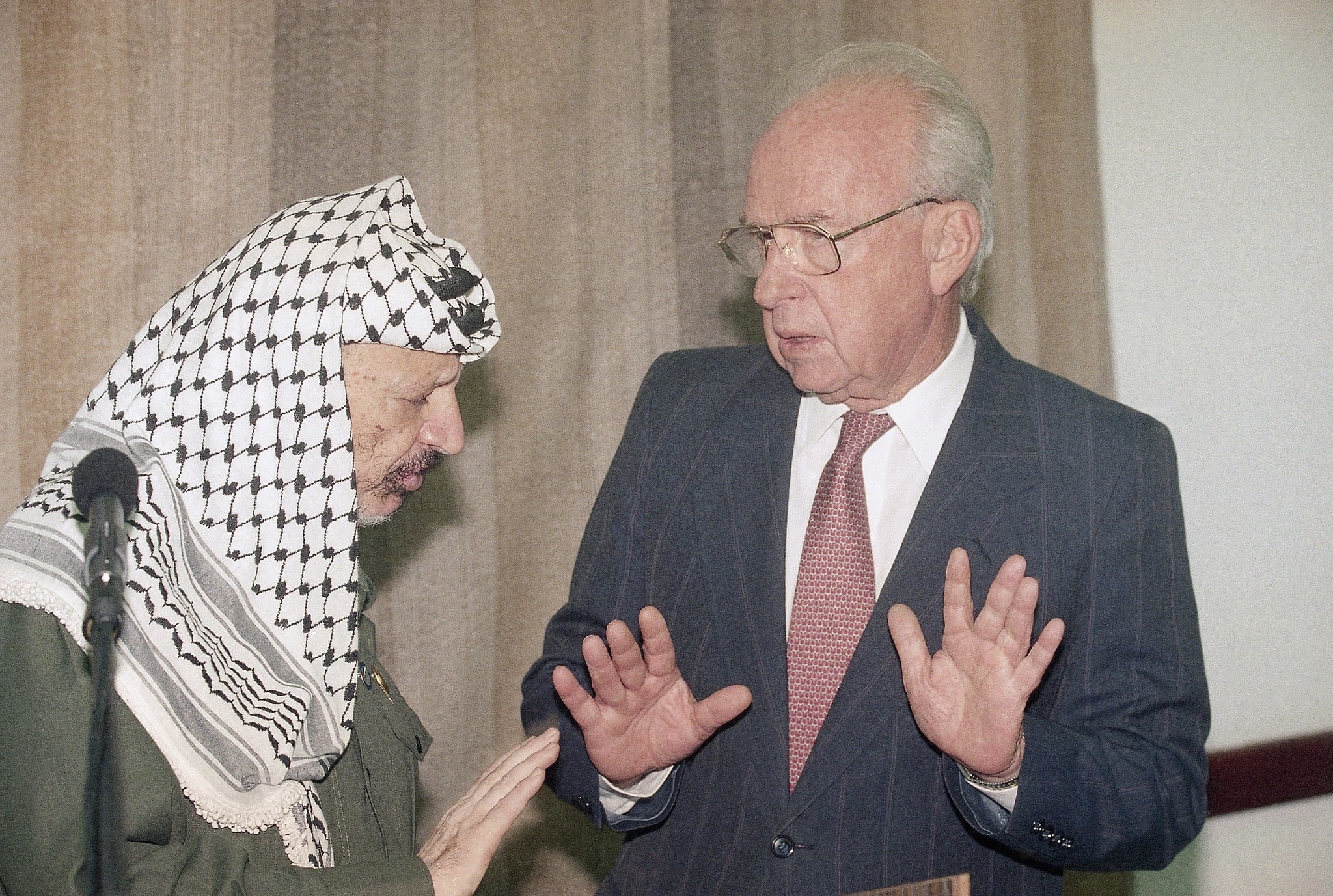 Rabin's hand-drawn map from 1993 peace talks up for auction | The Times ...