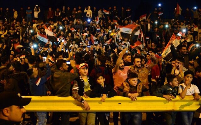 Iraqis celebrate soccer win against Iran as symbolic victory | The ...