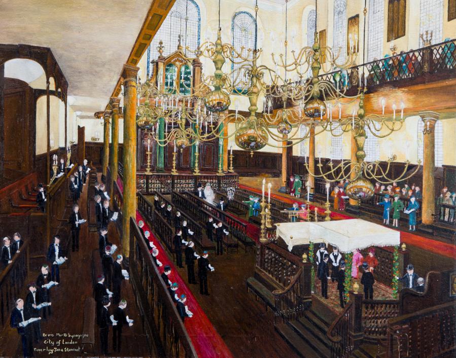 Artist serves up slice of Jewish life with collection of synagogue ...