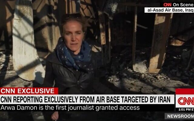 CNN publishes footage from US base in Iraq hit by Iranian missiles ...