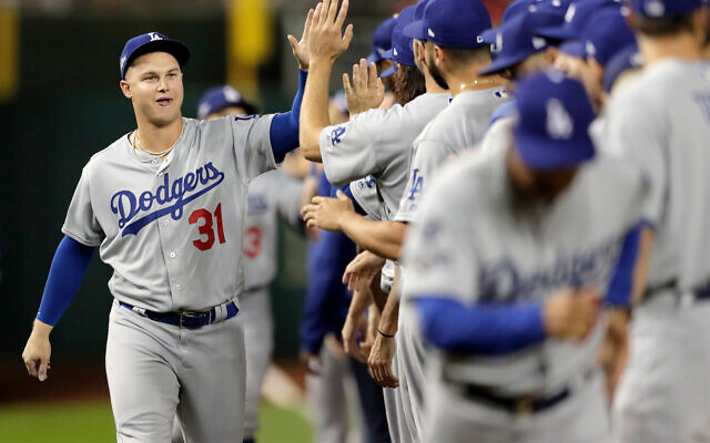 Dodgers deal Jewish slugger Joc Pederson to Angels | The Times of Israel