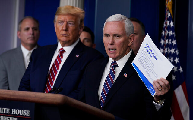 Member of Mike Pence's staff tests positive for coronavirus | The Times ...