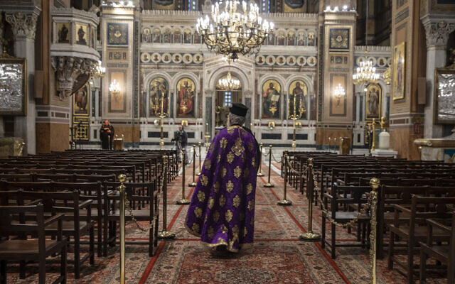Lockdown weighs heavily on Orthodox Christians during Easter | The ...