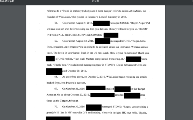 Redacted FBI document hints at Israeli efforts to help Trump in 2016 ...