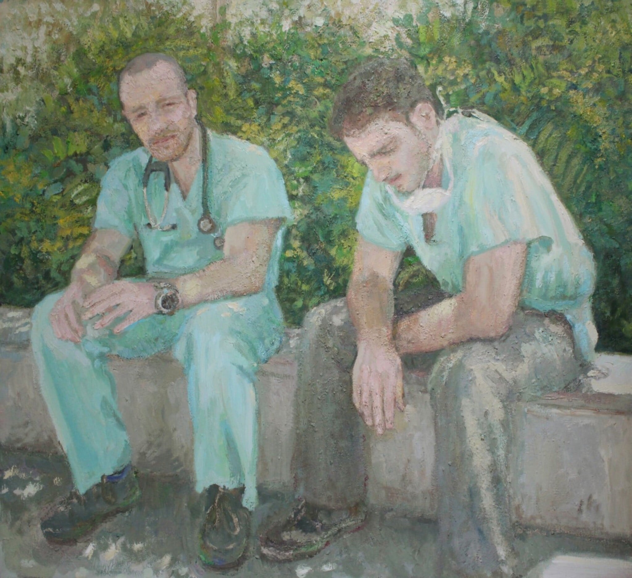 Realistic portraits of masculinity win major art prize for lawyer ...