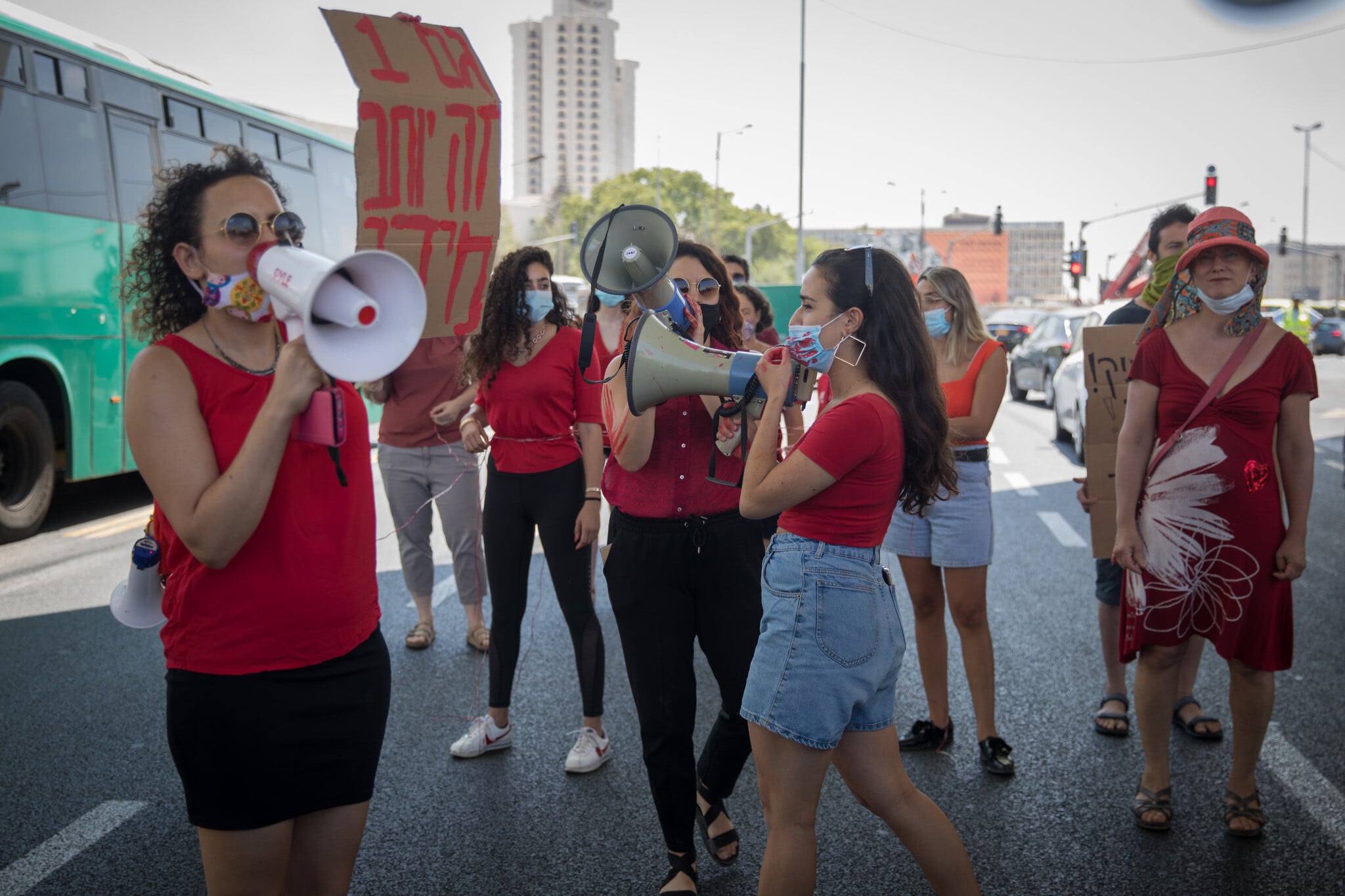 Hundreds protest sexual violence in Tel Aviv in response to alleged ...